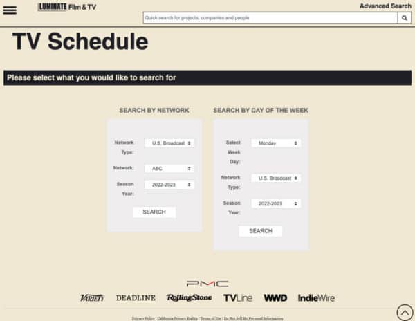 TV & Movie Database | Luminate Film & TV