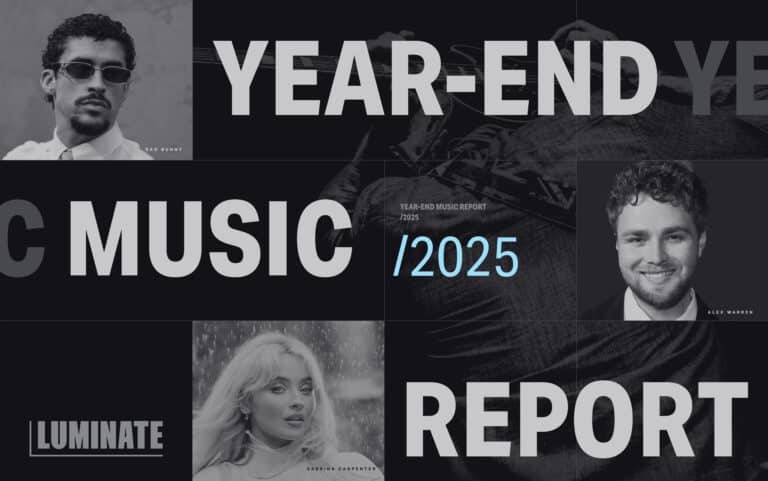 Luminate Releases 2025 Year-End Music Report | Luminate